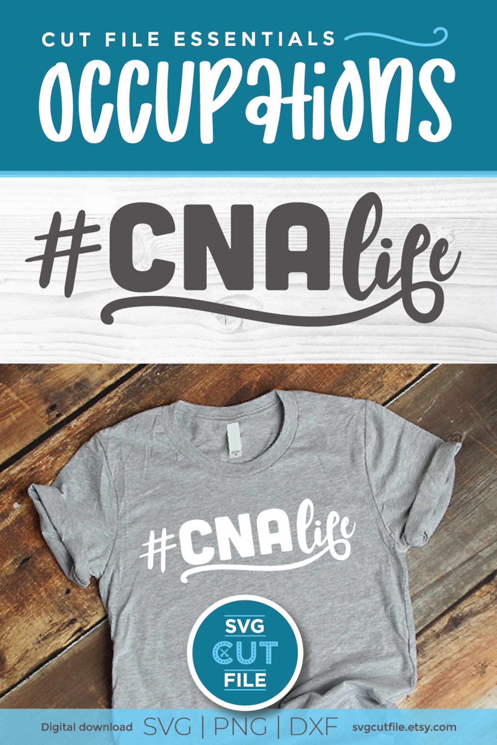 Certified Nursing Assistant Svg CNA Svg Nurse Appreciation - Etsy