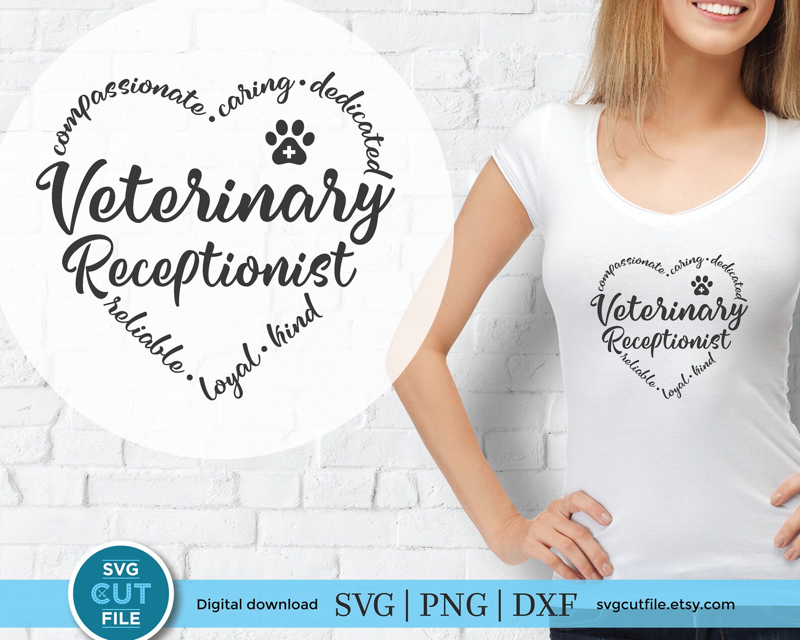 Veterinary Receptionist Svg, Vet Receptionist Svg, Veterinary Front ...