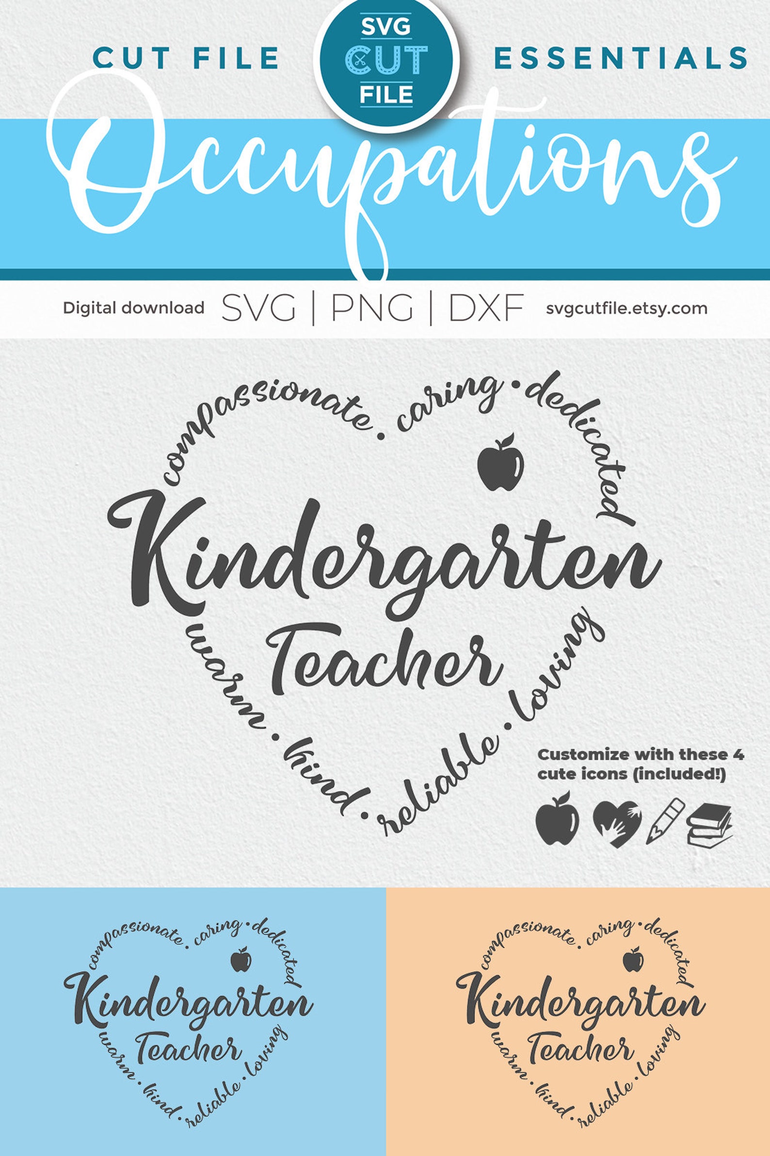 Kindergarten Teacher Svg Kinder Svg Kindergarten Svg First - Etsy