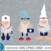 Nurse Gnome Svg, Doctor Gnomes Svg, Medical Gnomes Svg, Healthcare ...