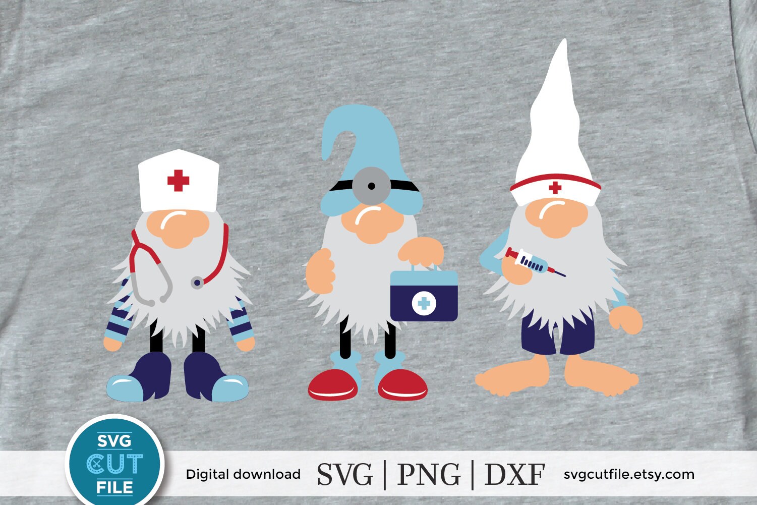 Nurse Gnome Svg Doctor Gnomes Svg Medical Gnomes Svg - Etsy