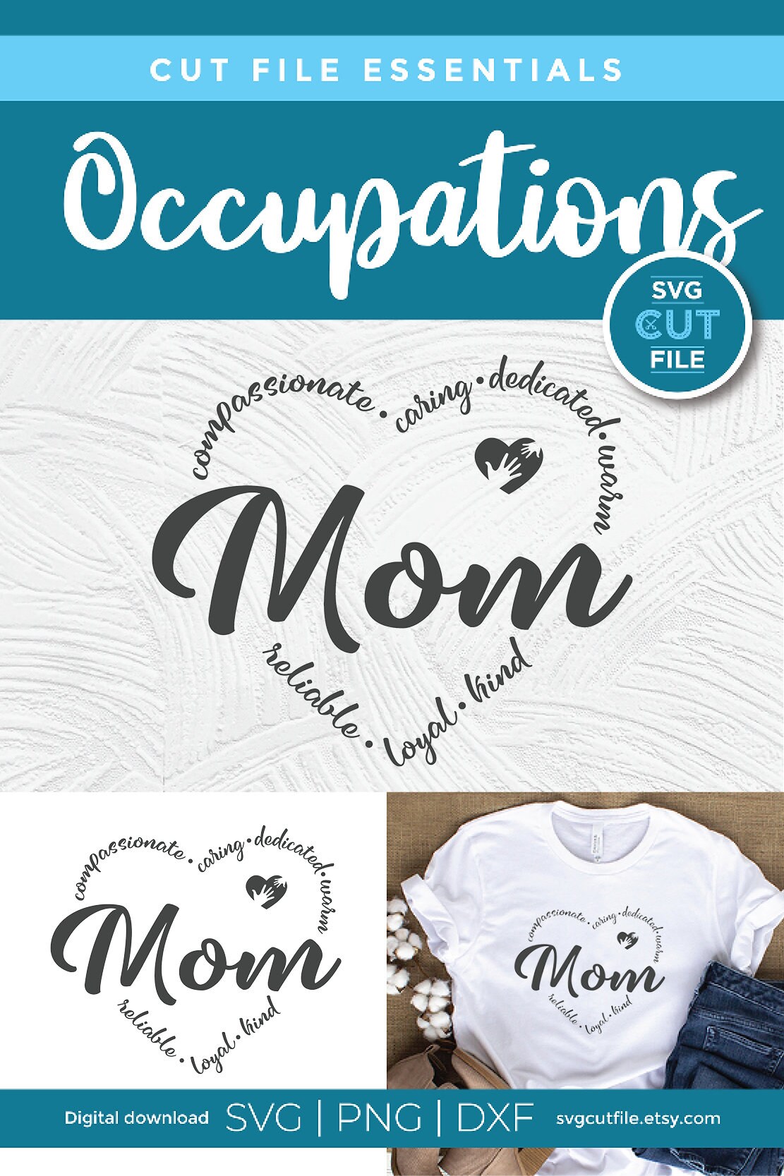 Mom svg mother's day svg mothers day mom heart svg | Etsy