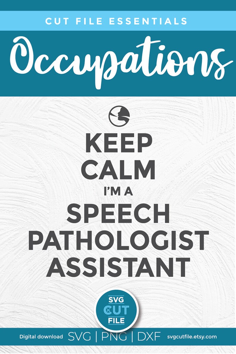 Speech Pathologist Assistant Svg Speech Language Pathologist | Etsy