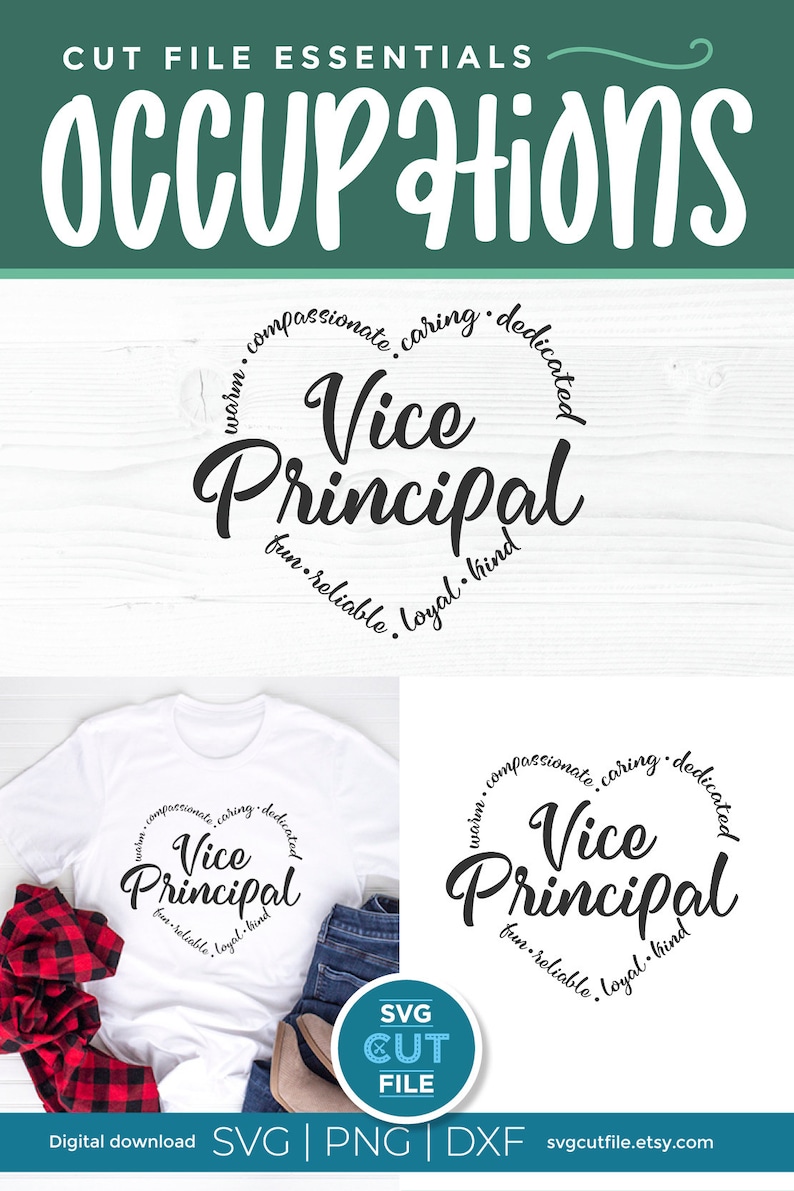 Vice Principal Svg, Assistant Principal Svg, Heart Svg, Middle School ...