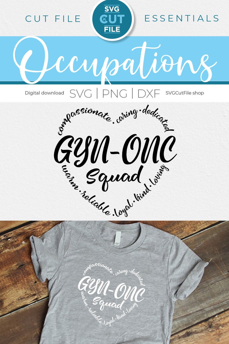 GYN ONC Svg, GYNONC Svg, Gyn-onc Squad Svg, Gynecologic Oncology ...