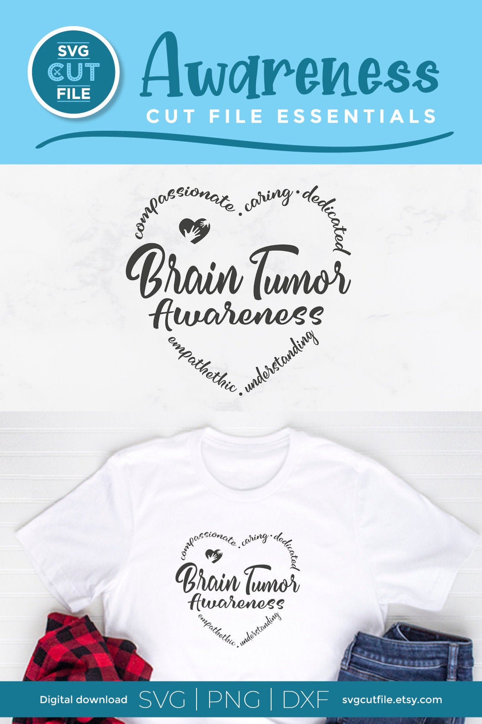 Brain Tumor svg brain tumor awareness svg svg dxf png | Etsy