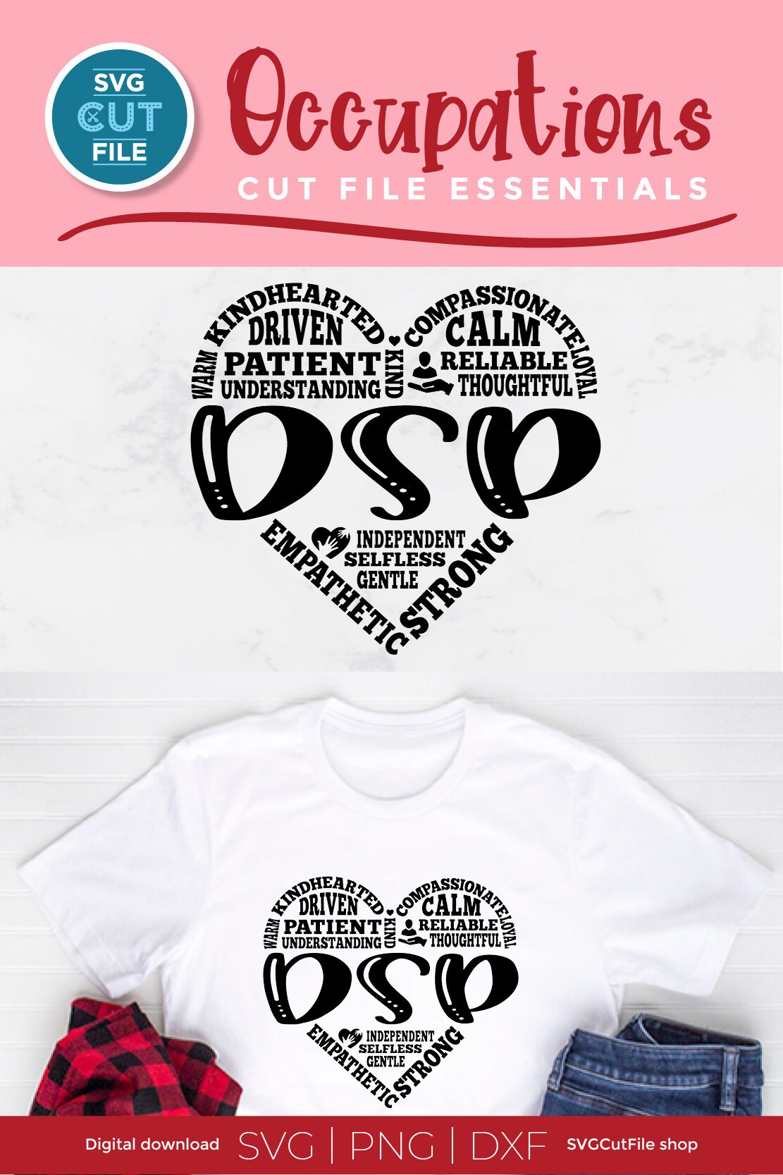 DSP Svg, Direct Support Professional Svg, Caregiver Svg, Patient Care ...