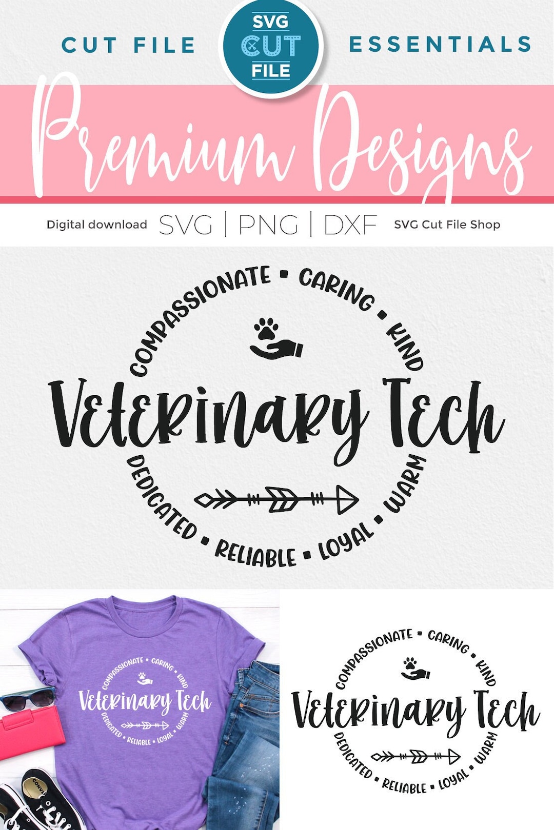 Vet Tech Svg, Veterinary Technician Svg, Veterinary Tech Svg, Small ...