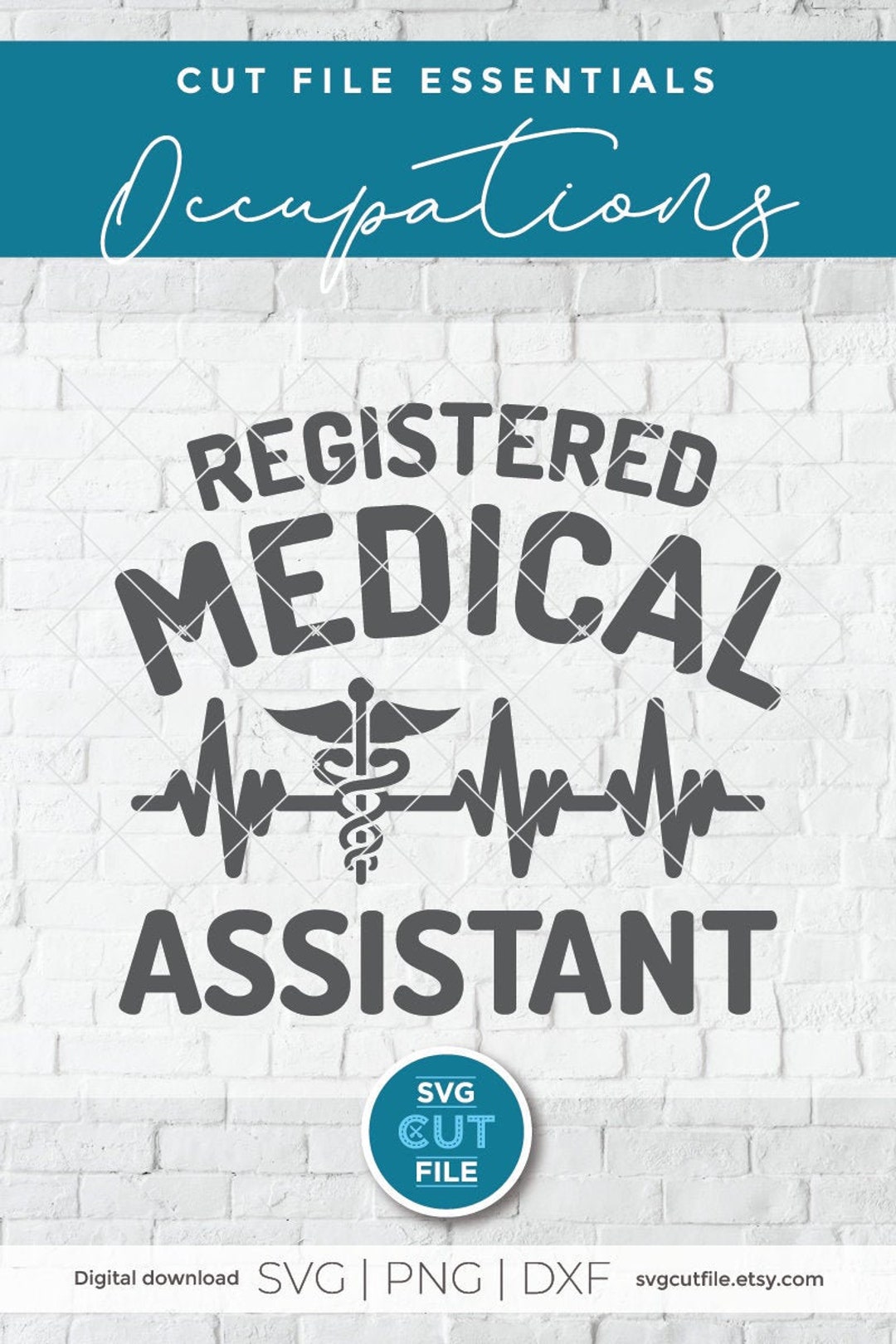 Registered Medical Assistant Svg, RMA Svg, Ekg Svg, RMA Life, RMA Gift ...