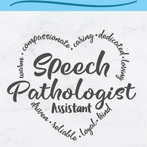 Speech Pathologist Assistant Svg, Speech Language Pathologist Svg ...