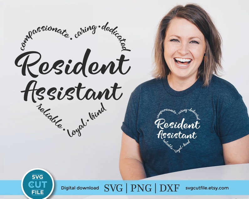 Resident Assistant Svg Ra Svg Care Partner Svg Essential Ra | Etsy