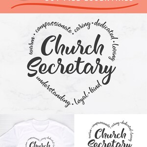 Church Secretary Svg, Church Receptionist Svg, Office Assistant, Staff ...
