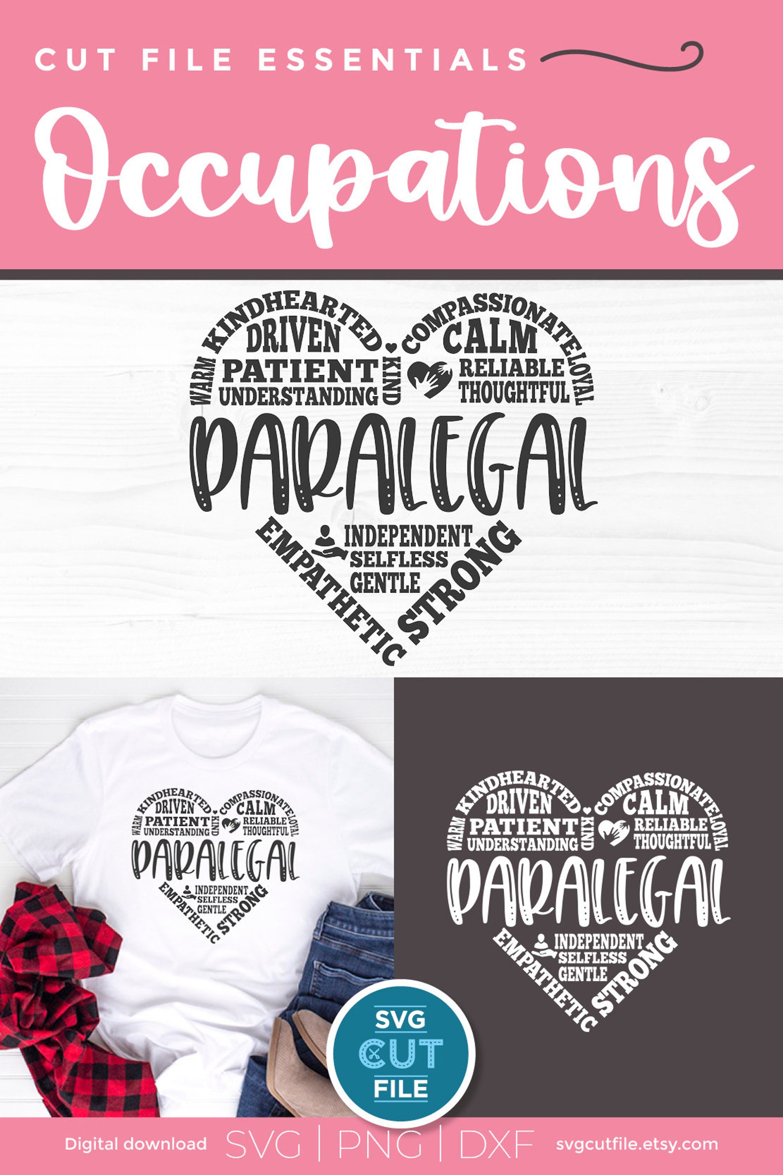 Paralegal Svg, Para Legal Svg, Legal Assistant, Heart Shape Svg, Cricut ...