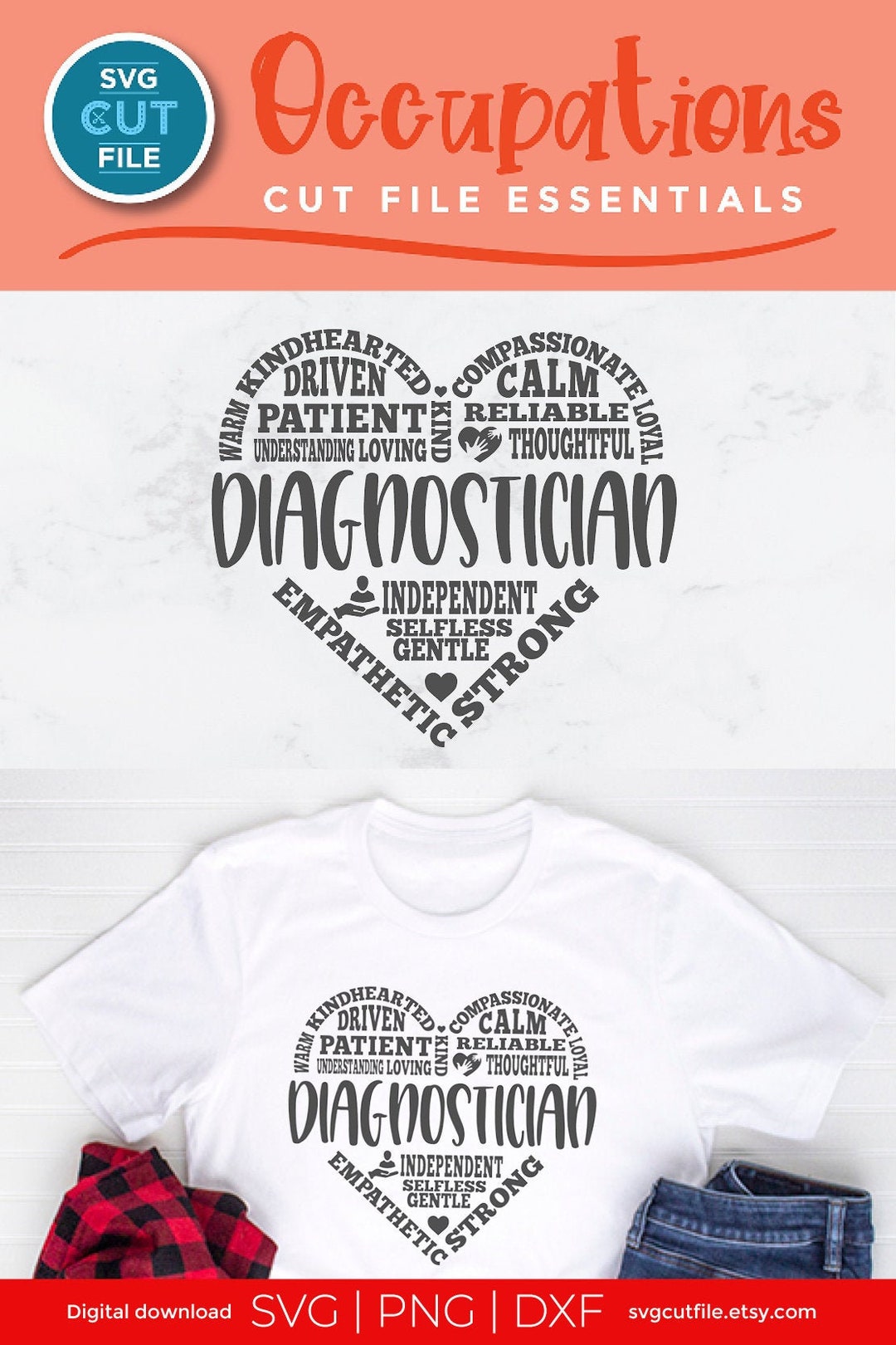 Diagnostician Svg, Diag Svg, School Diagnostician Gift Idea Svg, Love ...