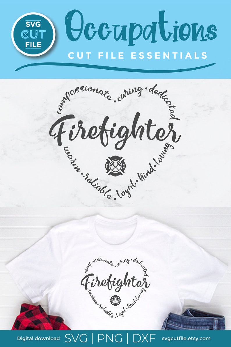 Firefighter Svg Fire Fighter Svg Emergency Services Fire - Etsy