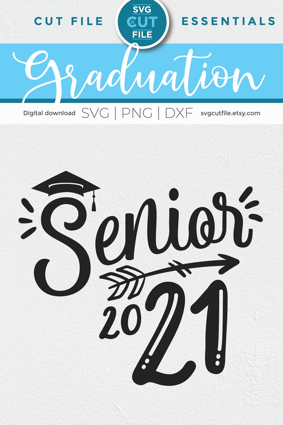 Senior 2021 svg Class of 2021 grad graduation cap senior | Etsy