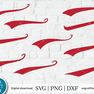 Baseball Swoosh Svg Swish Text Tail Dxf Swash Sport Tshirt - Etsy