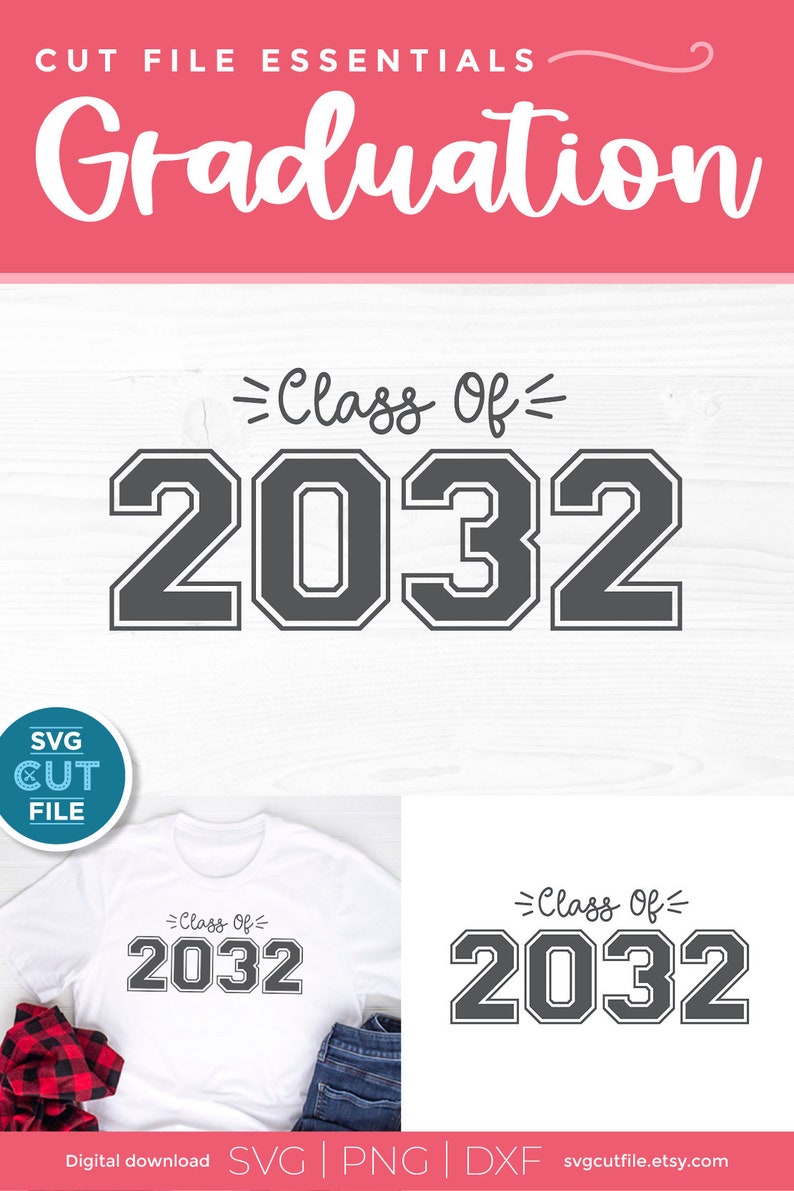 Class of 2032 Svg Cute 2032 Grad Svg 2032 Graduation Svg - Etsy