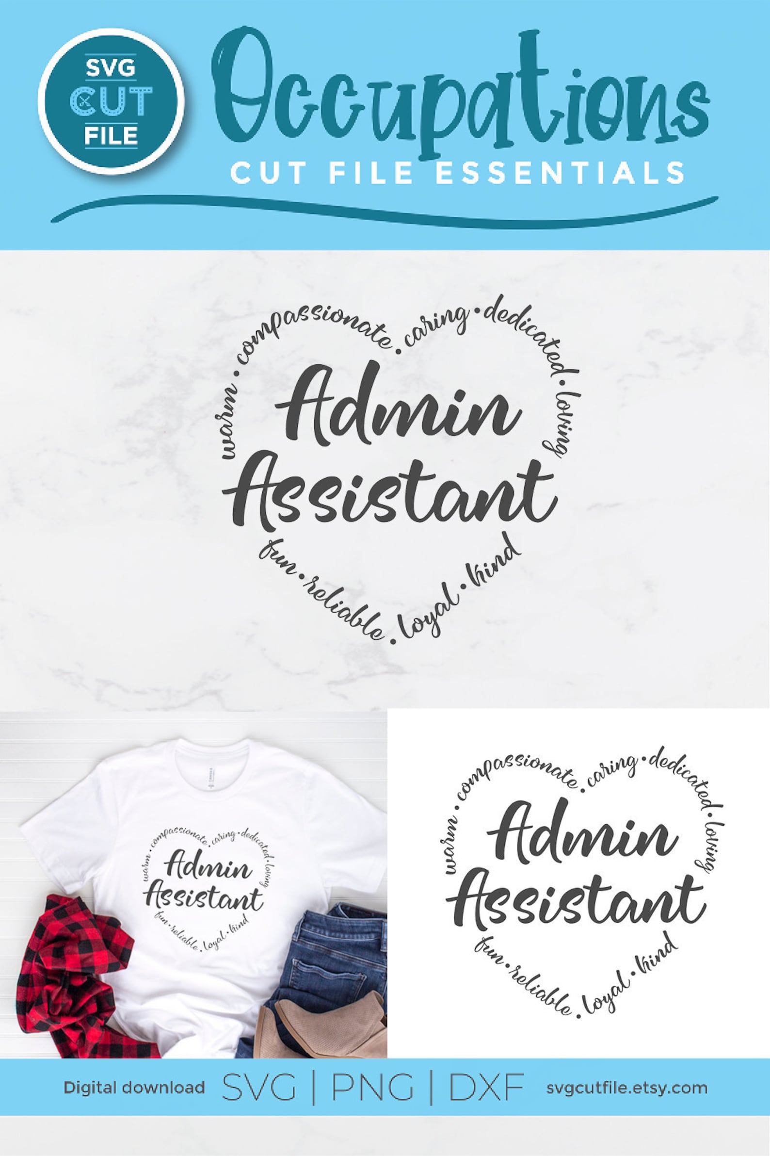 Admin Svg Admin Assistant Svg Receptionist Svg Secretary - Etsy
