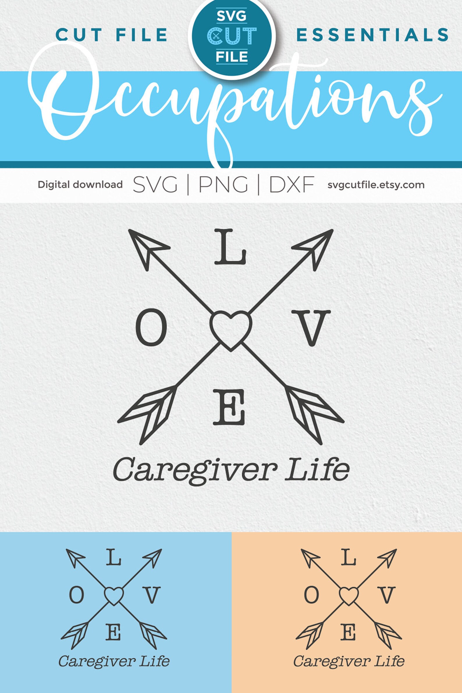 Caregiver Svg, Care Giver Appreciation Svg, Love Life, Nurse, Home Care ...