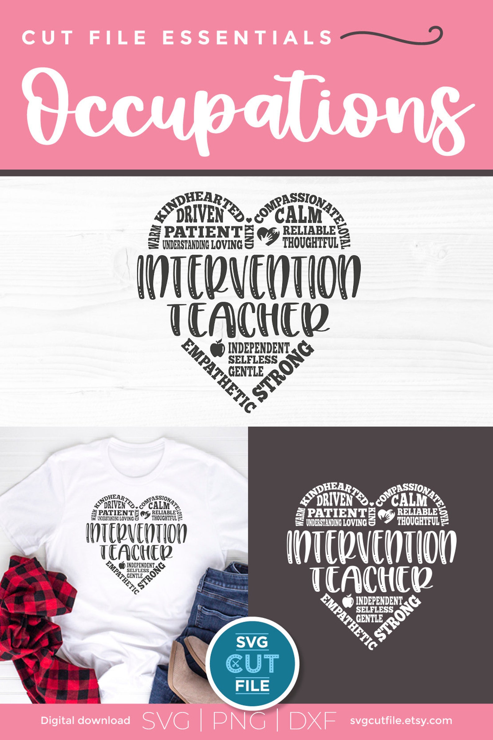 Intervention Teacher Svg Intervention Specialist Academic | Etsy