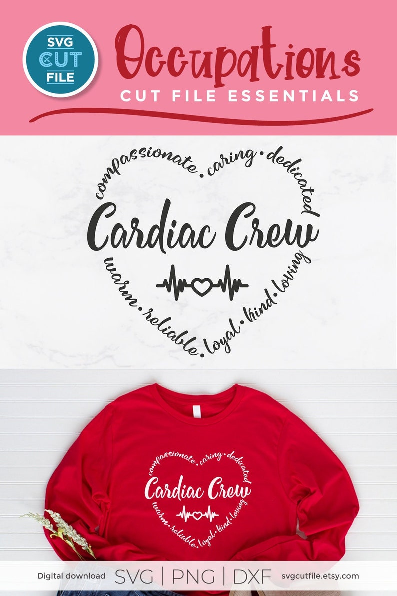Cardiac Crew Svg Cardiologist Svg Heart Doctor Svg - Etsy