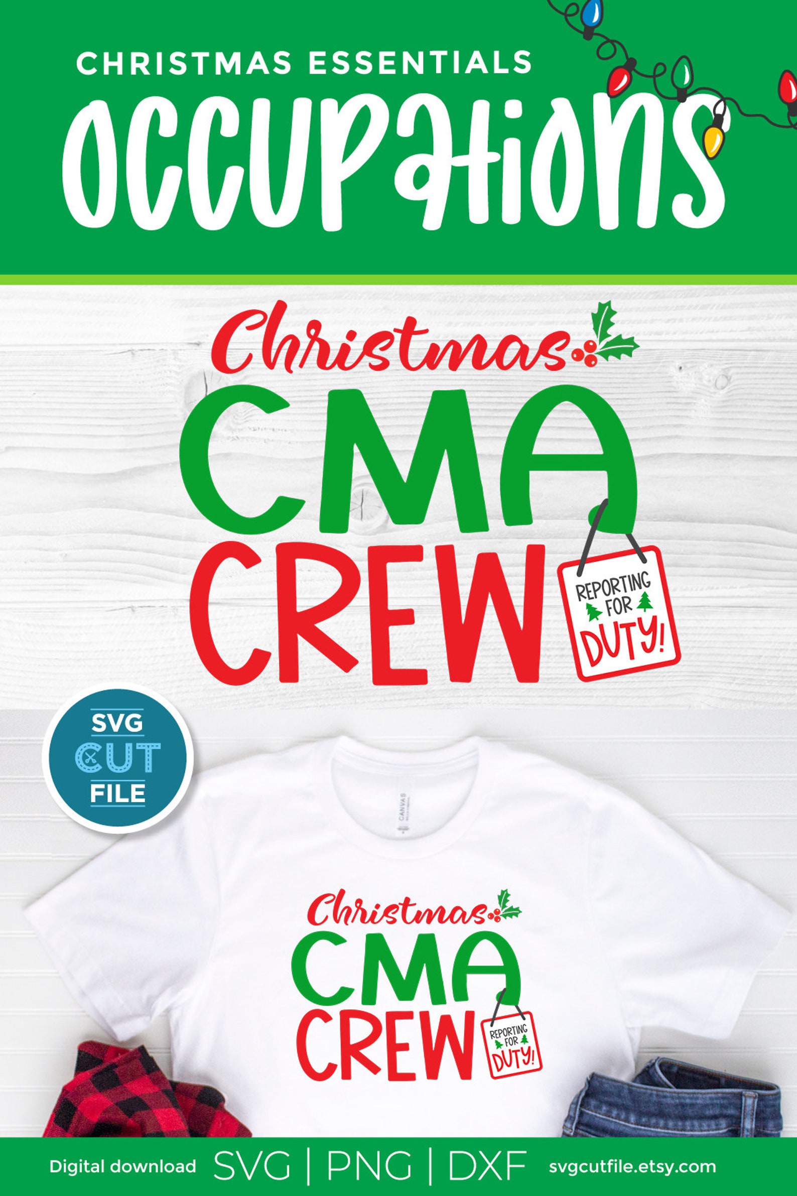 Christmas CMA Svg CMA Christmas Crew Svg Holiday Certified - Etsy