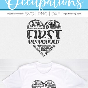 First Responder Svg, Emergency Worker, Emergency Services Svg, EMT Svg ...