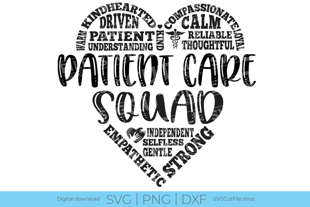 Patient Care Squad Svg, Representative, Specialist, Healthcare Worker ...