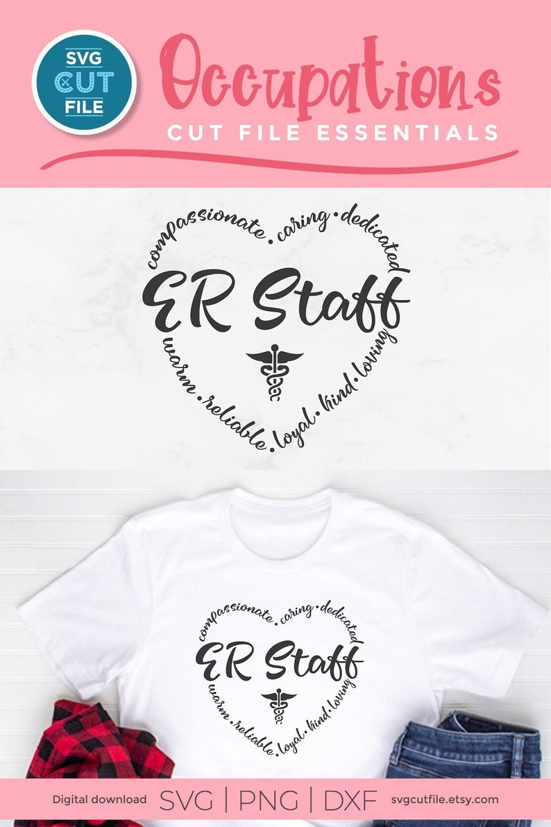 ER Staff Svg Emergency Department Staff Emergency Room Staff - Etsy