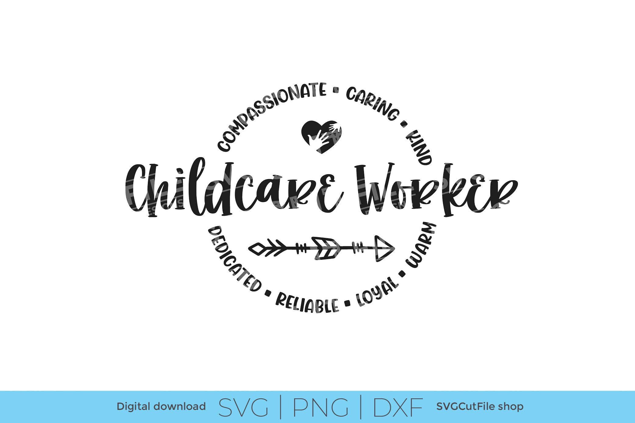 Childcare Worker Svg, Child Care Worker Svg, Daycare Worker, Daycare ...