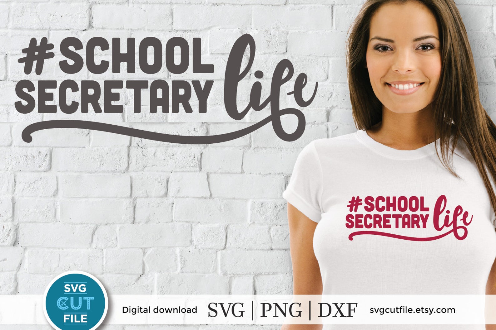 School Secretary Svg, Secretary Svg, Office Assistant, Staff Worker Svg ...