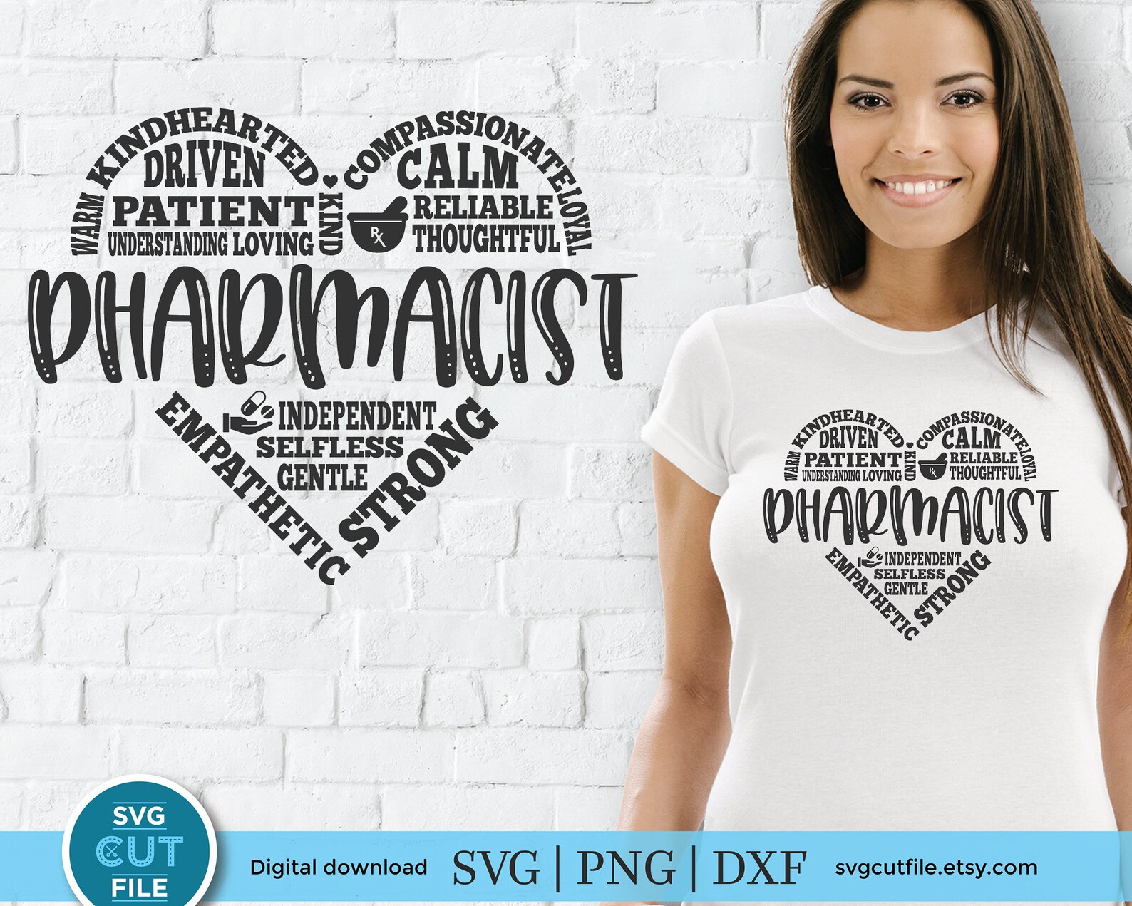 Pharmacist Svg, Pharmacy Svg, Subway Art Heart, Rx Bowl Icon ...