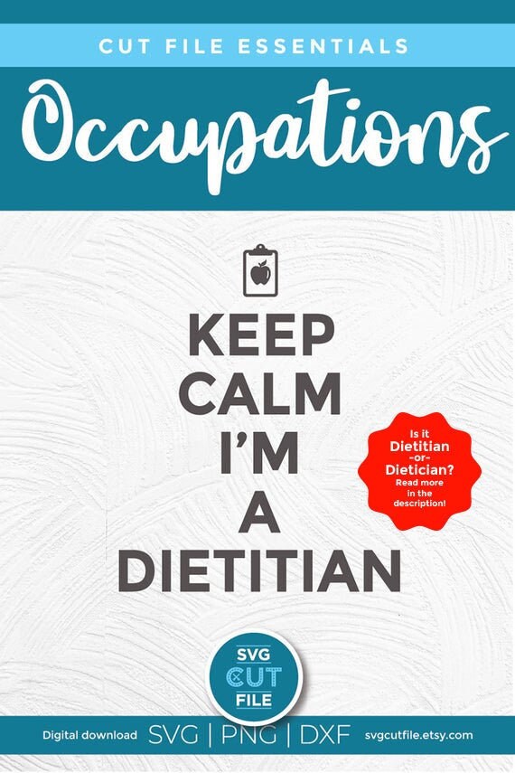 Dietitian Svg Registered Dietitian Student Nutritionist Rd | Etsy