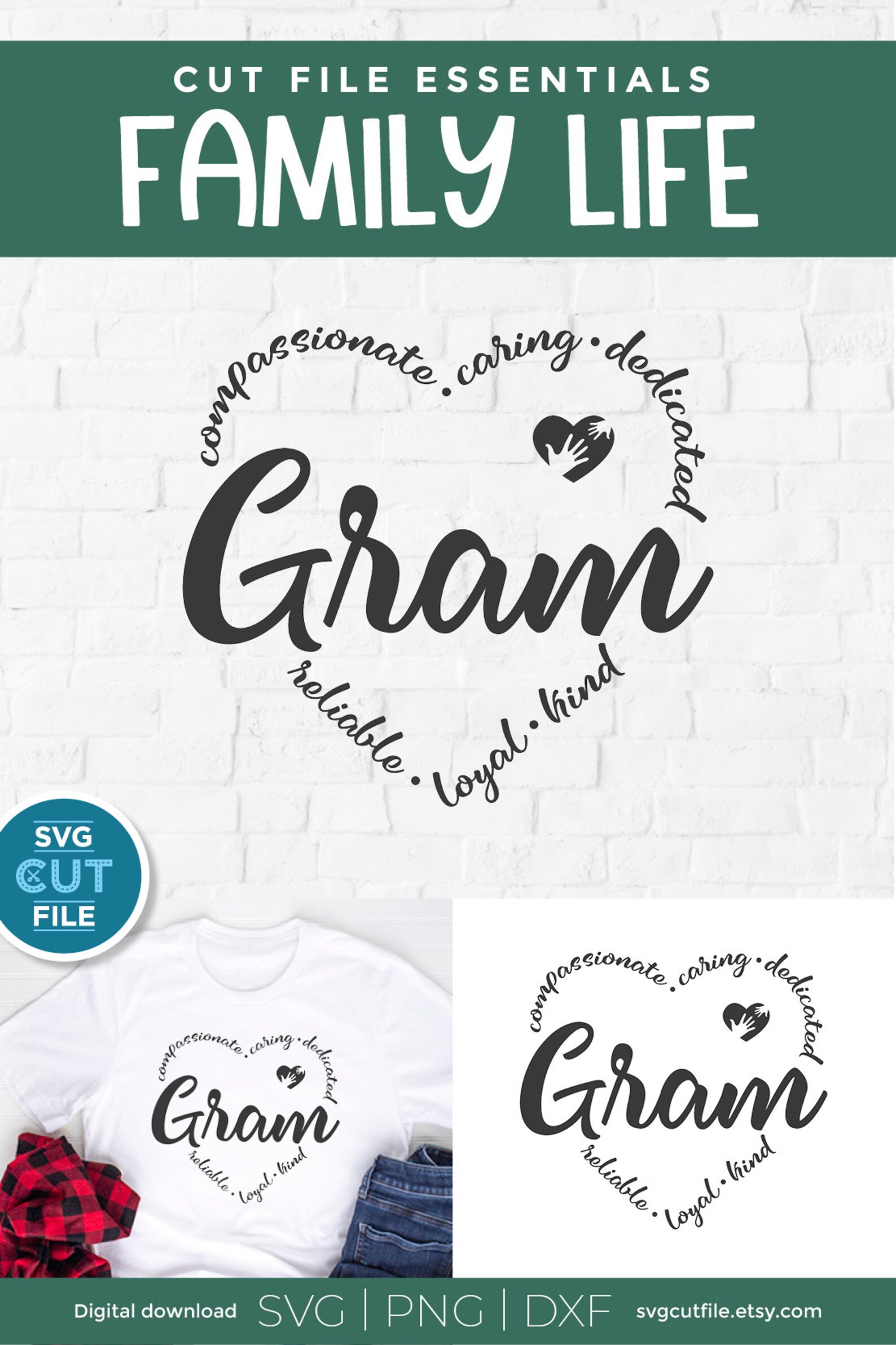 Gram Svg Gram Heart Svg Grandma Gram Svg Cute Gram Gift - Etsy Australia