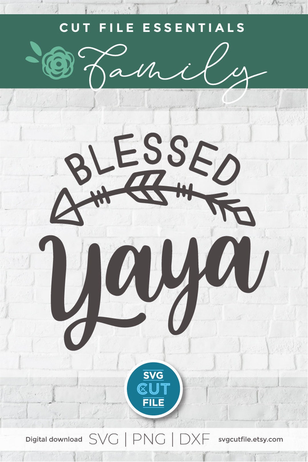 Yaya Svg, Blessed Svg, Blessed Yaya Svg, Be a Yaya, Cute Yaya Gift ...