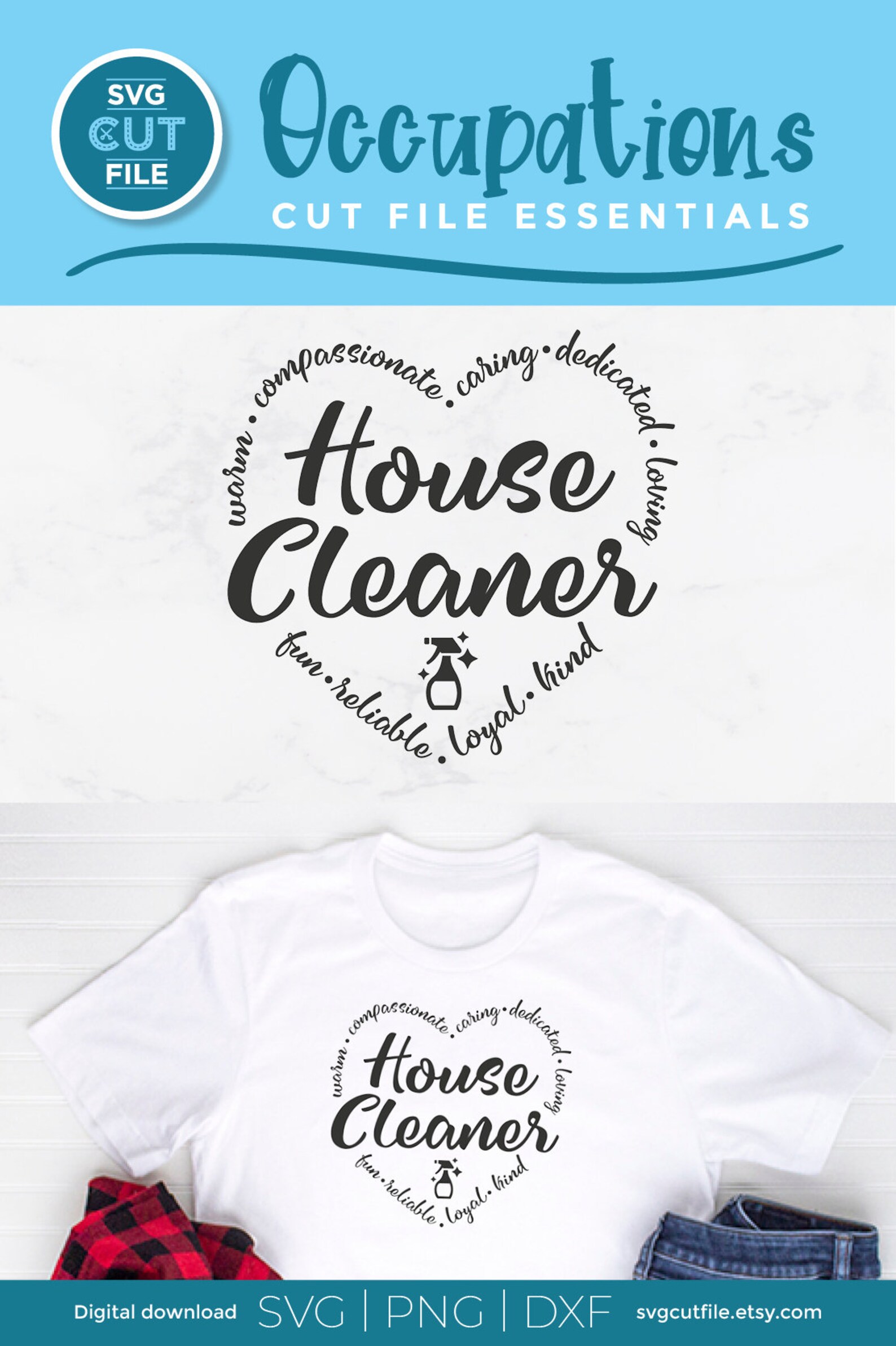 House Cleaner Svg Housekeeping Staff Svg Housekeeper Svg | Etsy