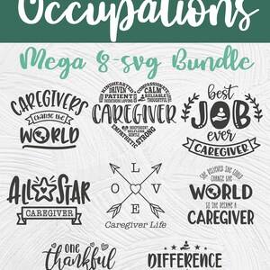 Caregiver Svg Bundle, Care Giver Bundle, Caregiver Svg, Care Giver Svg ...