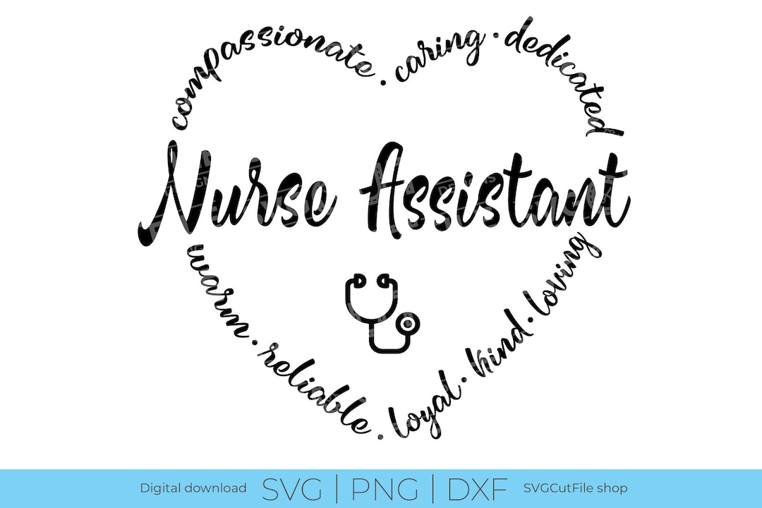 Nurse Assistant Svg, Nurse Appreciation Svg, NA Svg, Subway Art ...