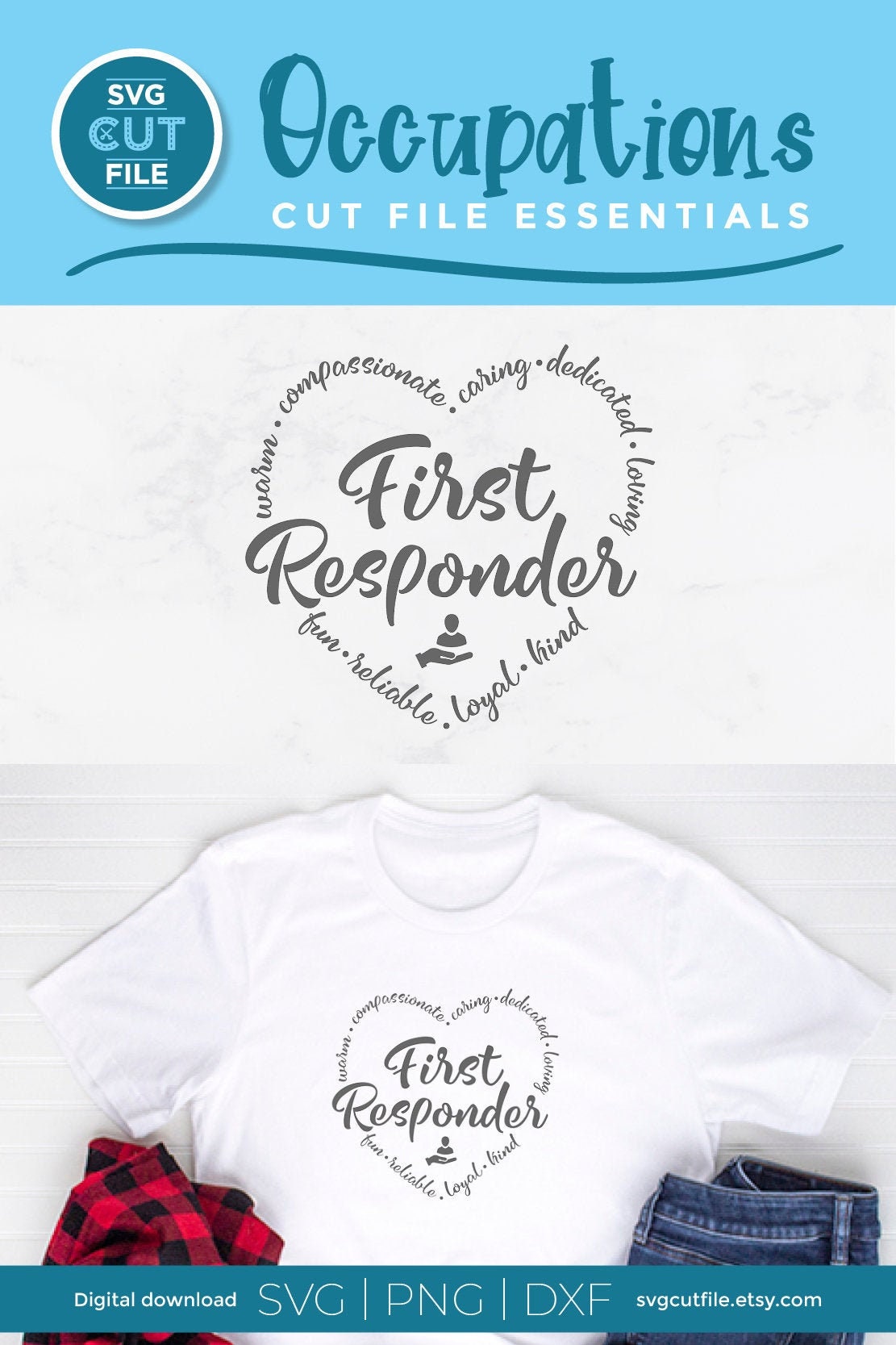 First Responder Svg, Emergency Worker, Emergency Services Svg, EMT Svg ...