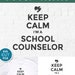 School Counselor Svg, Counselor Svg, Keep Calm Im A, Occupations ...