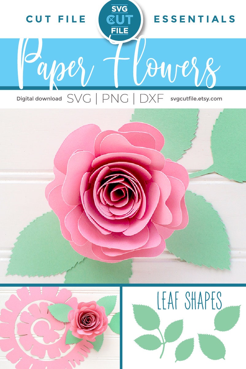 Rolled Rose Svg Rolled Flower Svg Rolled Paper Flowers Svg | Etsy
