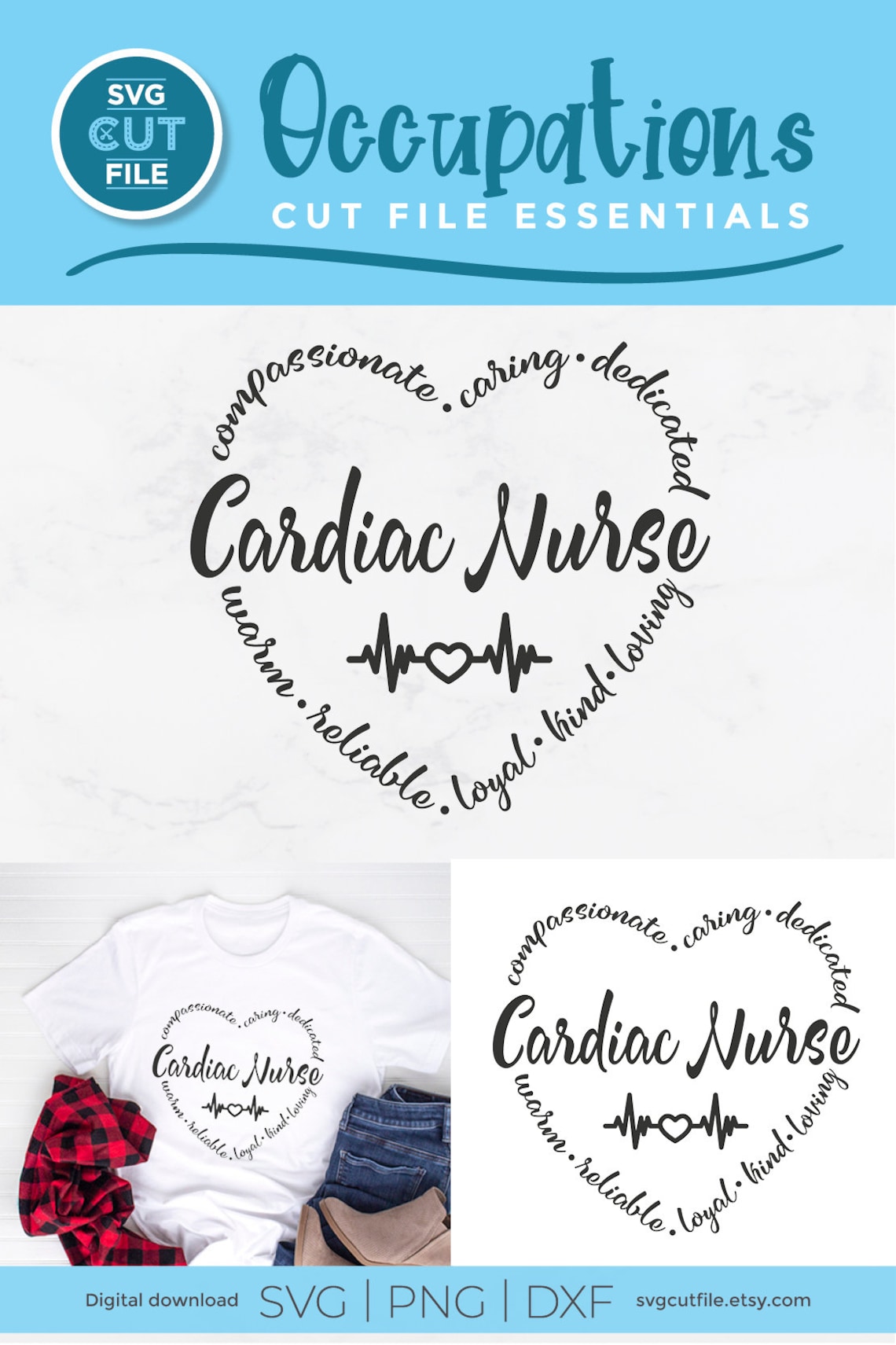 Cardiac Nurse Svg Cardiologist Svg Heart Nurse Svg Nurse - Etsy