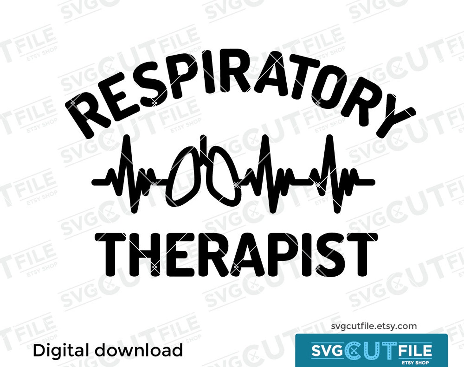 Respiratory therapist svg RT sublimation svg breath svg RRT | Etsy