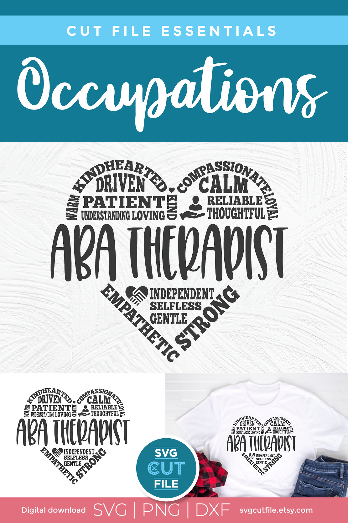 ABA Therapist Svg Applied Behavior Analysis Svg Behavior - Etsy Canada