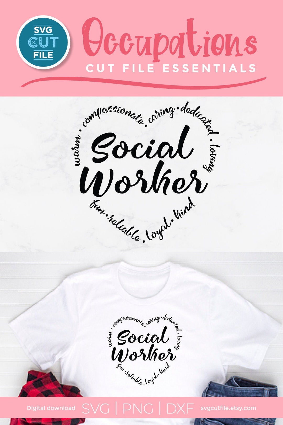 Social Worker Svg, Social Work Svg, Social Services Gift Idea Svg, Love ...