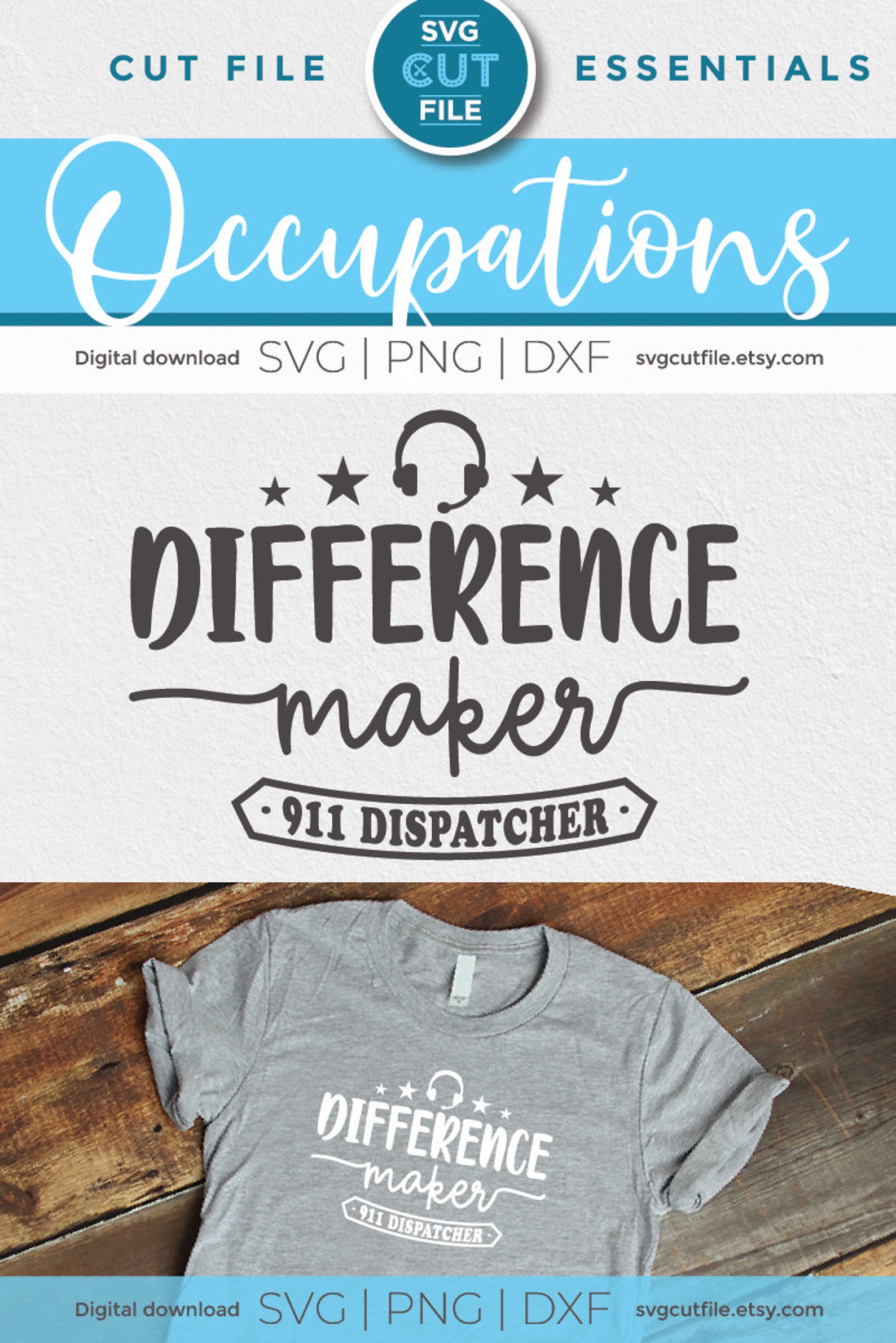 911 Dispatcher Svg Dispatcher Svg 911 Svg Dispatcher | Etsy