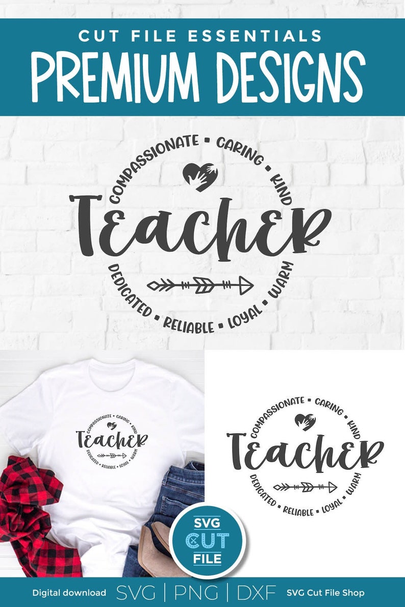 Teacher Appreciation Svg Teacher Word Art School Svg - Etsy