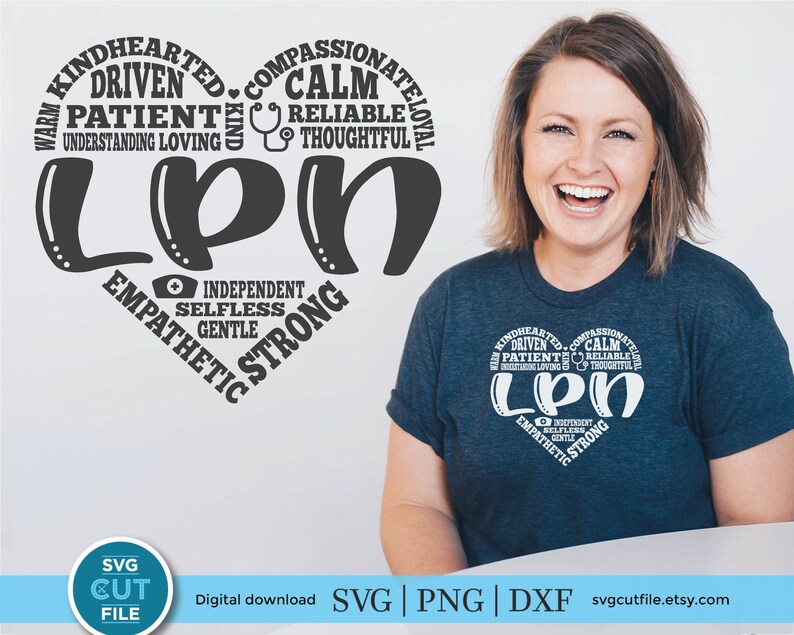 Licensed Practical Nurse Svg Nurse Appreciation Svg LPN Svg - Etsy