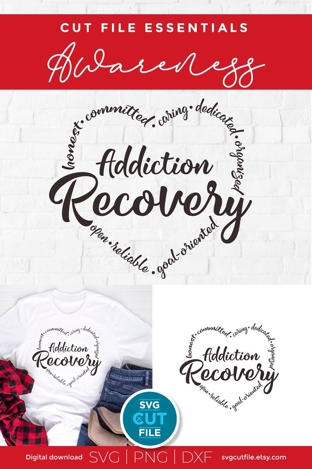 Addiction Recovery Svg, Sober Svg, Clean Svg, Substance Abuse SVG ...